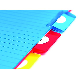 Silvine Daze 200 Page A5 Subject Books with 3 Moveable Dividers [Assorted Pack of 3]