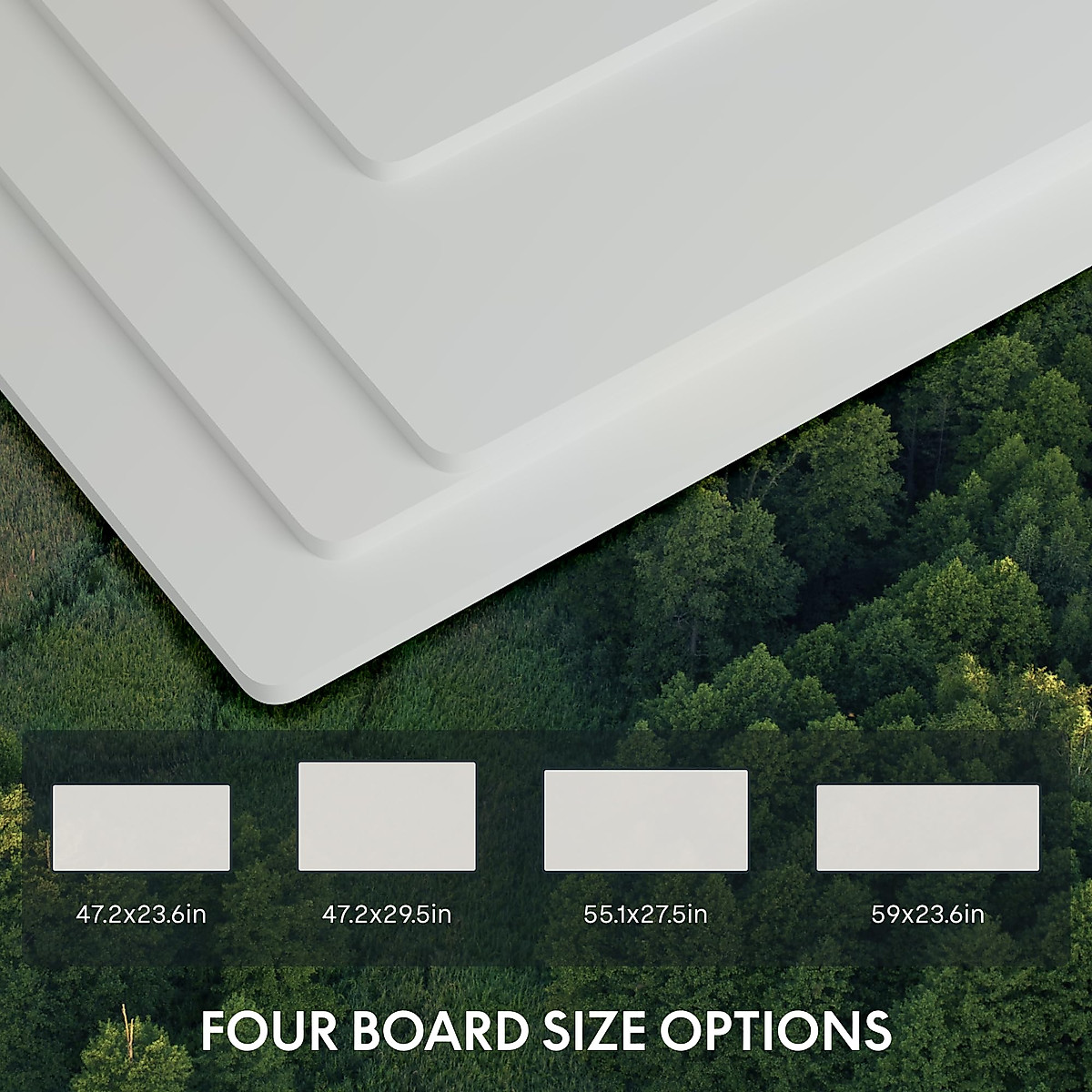 FLEXISPOT Stand Up Desk 3 Stages Dual Motor Electric Standing Desk 48x30 Inch Whole-Piece Board Height Adjustable Desk Electric Sit Stand Desk(White Frame + White Desktop, 2 Packages)