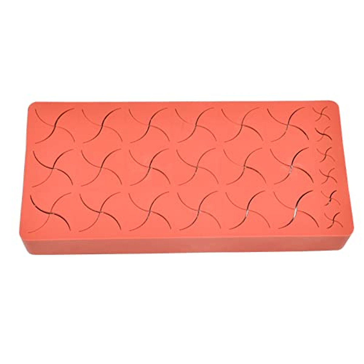 Multi-Function Silicone Storage Box, Silicone Multi-Grid Storage Display Rack, Metal Tool Glass Accessories Storage Box (M)