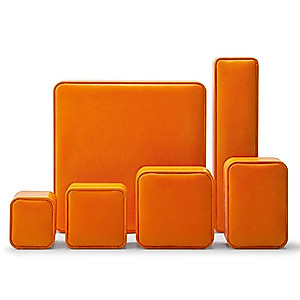 Oirlv Premium Leather Big Necklace Box Chunky Necklace Gift Box Showcase Jewelry Display Holder