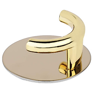 Gerioie Durable Hook, Wall Hook Hanger, Waterproof Mental for Storing The Clothes Bathroom Kitchen(Golden)