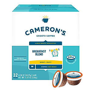Cameron's Coffee Single Serve Pods, Breakfast Blend, 32 Count (Pack of 1)