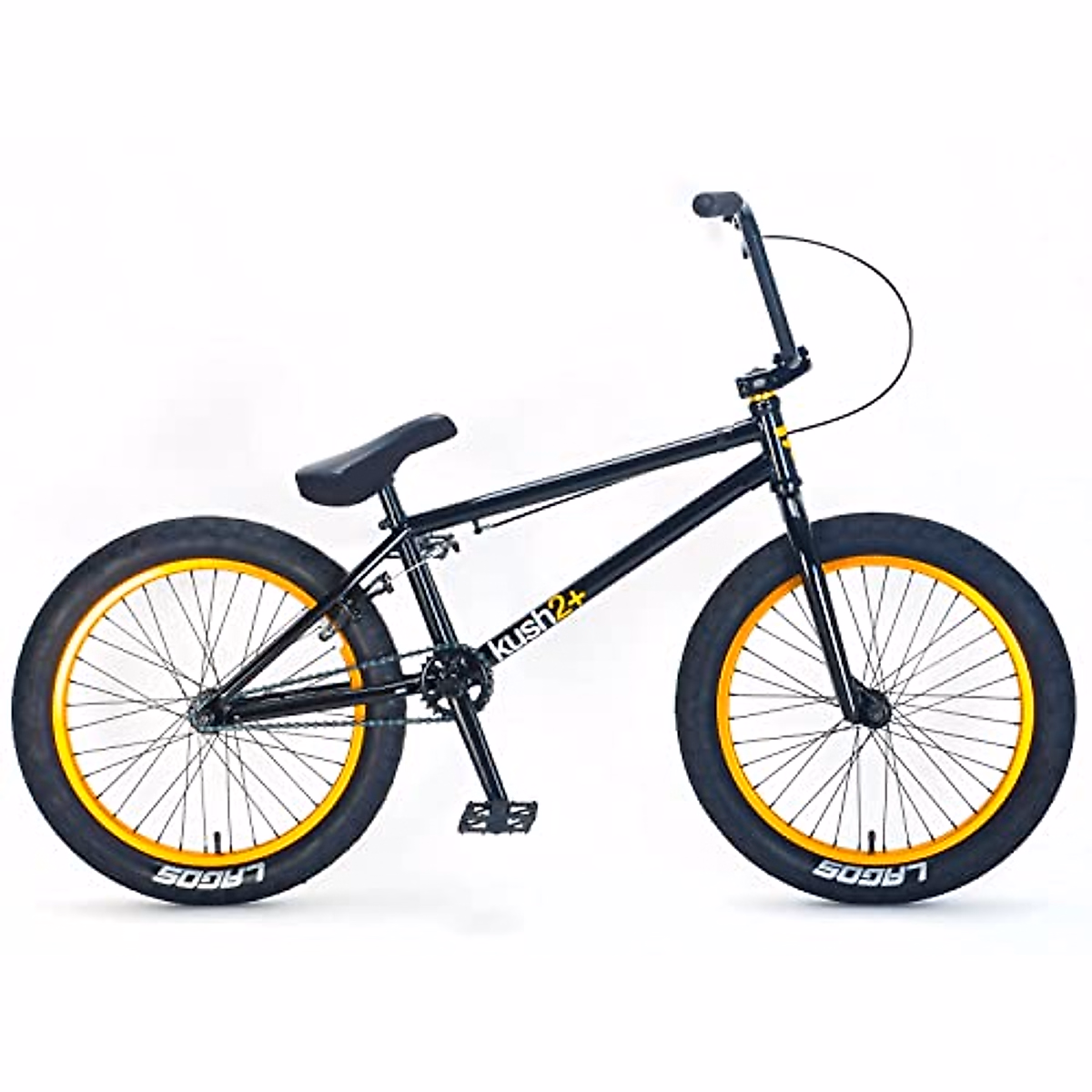 Mafiabikes Kush 2+ 20 inch BMX Bike Black Gold