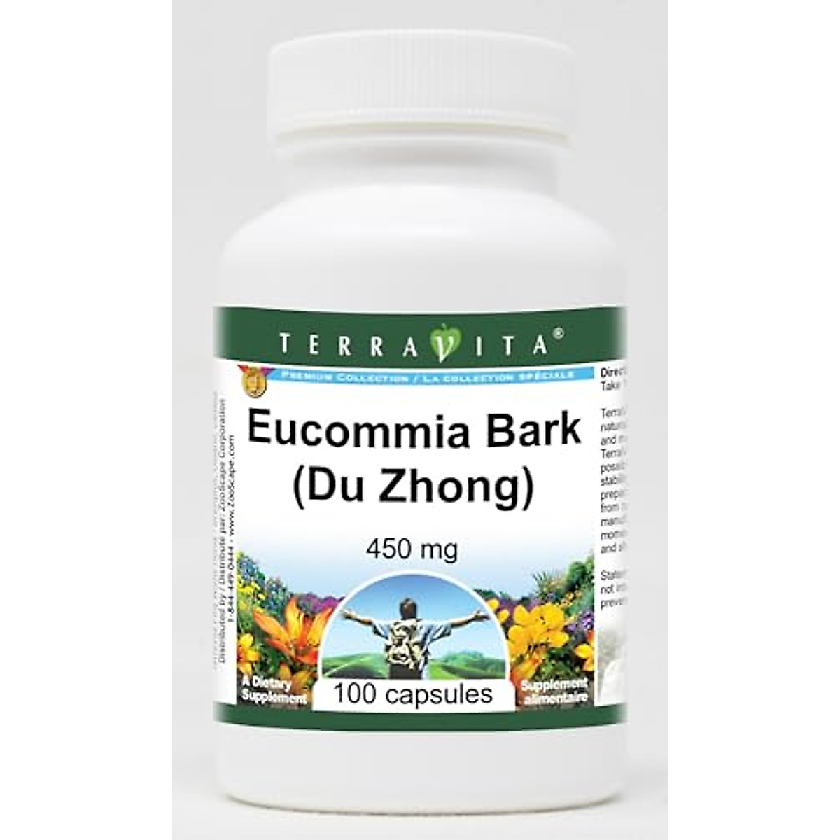 Eucommia Bark (Du Zhong) - 450 mg (100 Capsules, ZIN: 515099)