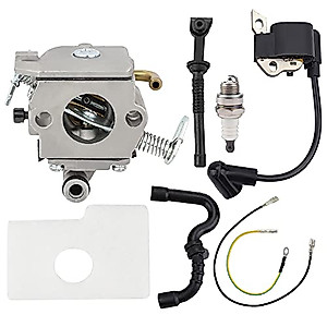 ATVATP C1Q-S57B Carburetor fit Sthil 170 Chainsaw Carburetor MS 170 MS 180 017 018 MS 170C MS 180C Chainsaw & 1130 400 1302 Ignition Coil 1130 124 0800 Air Filter