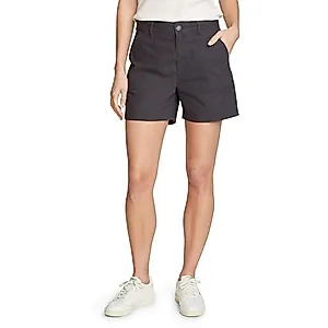 Eddie Bauer Women's Adventurer Stretch Ripstop Shorts, Carbon, 10
