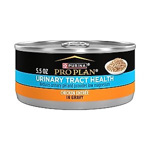 Purina Pro Plan Urinary Tract Health Chicken Entree in Gravy Cat Food - (Pack of 24) 5.5 oz. Cans