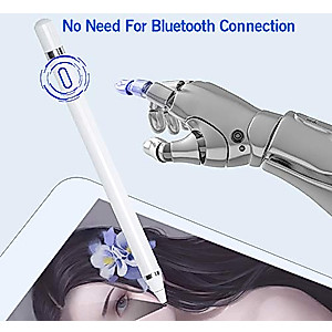 Stylus Pens for Touch Screens, Fine Point Stylist Pen Pencil Compatible with iPhone iPad Other Tablets (White)