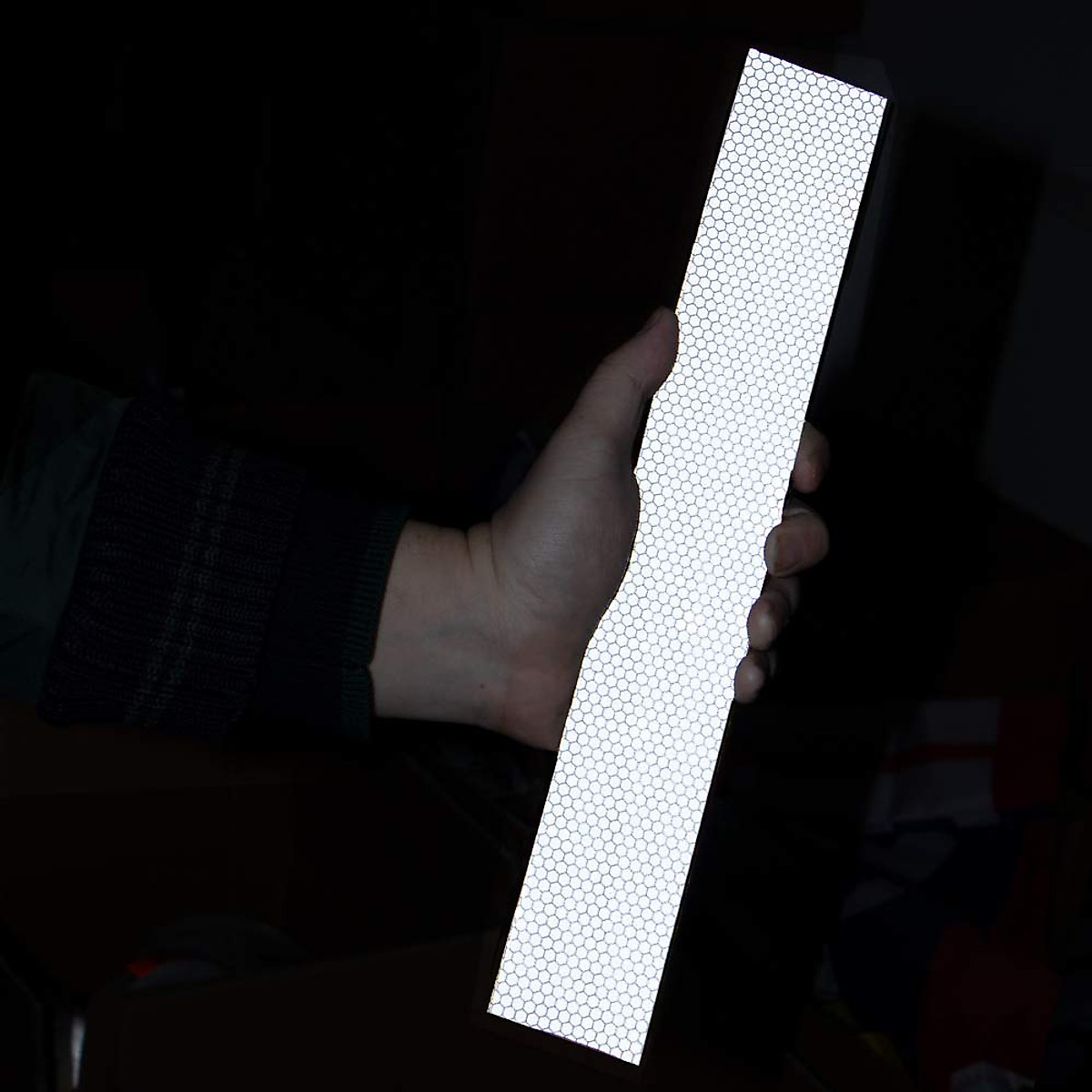 STARREY Flexible Reflective Tape White Silver 2 Inch X 45 Feet High Intensity Grade DOT-C2 Safety Tape Waterproof Conspicuity Trailer Reflector