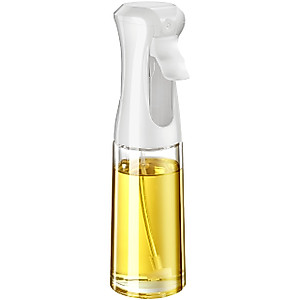 Oil Sprayer for Cooking, 200ml Glass Olive Oil Sprayer Mister, Olive Oil Spray Bottle, Kitchen Gadgets Accessories for Air Fryer, Canola Oil Spritzer, Widely Used for Salad Making, Baking, Frying, BBQ