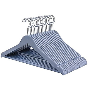 Elama Home 20 Piece Eco Friendly Coat Hangers in Blue (ELH-20)