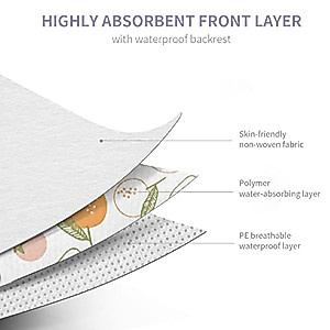 SUNVENO Disposable Bibs, Baby Disposable Bib Leak-Proof Liner & Reusable Fastener with Pocket for Toddlers Babies, Feeding, Traveling, Elf - 20 PCS