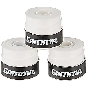 GAMMA Sports Supreme Overgrip for Tennis, Pickleball, Squash, Badminton, and Racquetball Racquets, 60-Jar, White