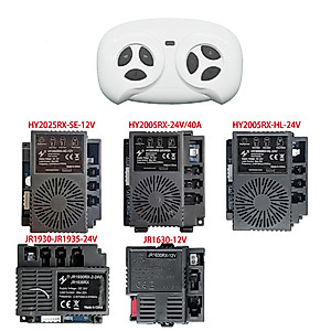 JR1602FCC 2.4G Bluetooth Remote Control for Power Wheels,JR1839FCC White Remote Transmitter for Electric Car Ride On Toy JR1603,JR1810,JR1958,JR1858,JR-RX,HY2005