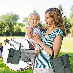 Diaper Portable Changing Pad - Baby Diaper Bag Clutch - Travel Diaper Changing Pad Kit Essentials for Newborn Girls & Boys