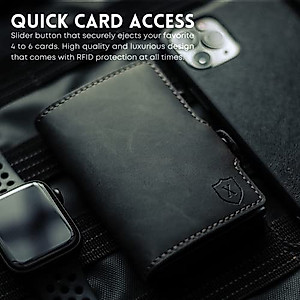 Xclusive Leather Slim Wallet for Men | Trifold RFID Wallet | Luxurious Card Holder & Minimalist Wallet with Money Clip | Blend of Luxury & Utility in Men’s Wallets