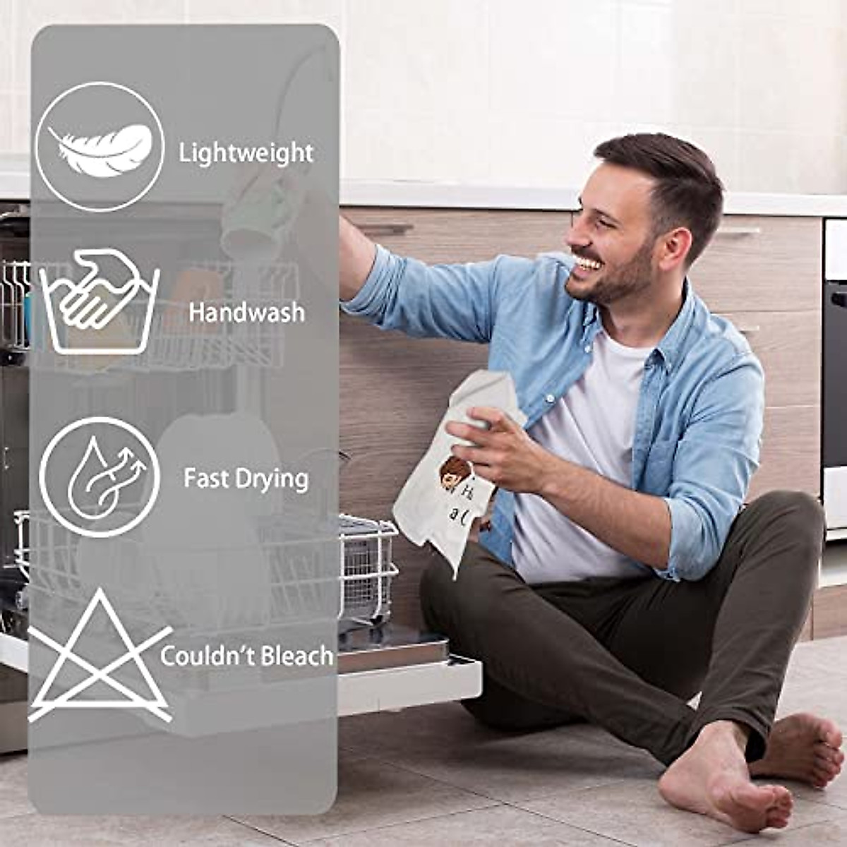 DDDDXO Golden Girls Kitchen Towels, Golden Girls TV Merchandise, Golden Girls Gifts for Girls, Golden Fans Housewarming Gift, Decorative Dish Towels Set of 4