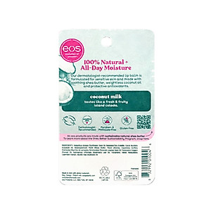 EOS Super Soft Shea Lip Balm, Coconut Milk 0.25 oz (Pack of 3)