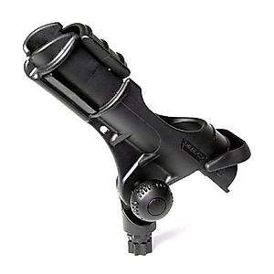 RAILBLAZA Black Kayak Rod Holder II and StarPort Mounting Base for Baitcasting, Spinning, Offshore, and Fly Reels