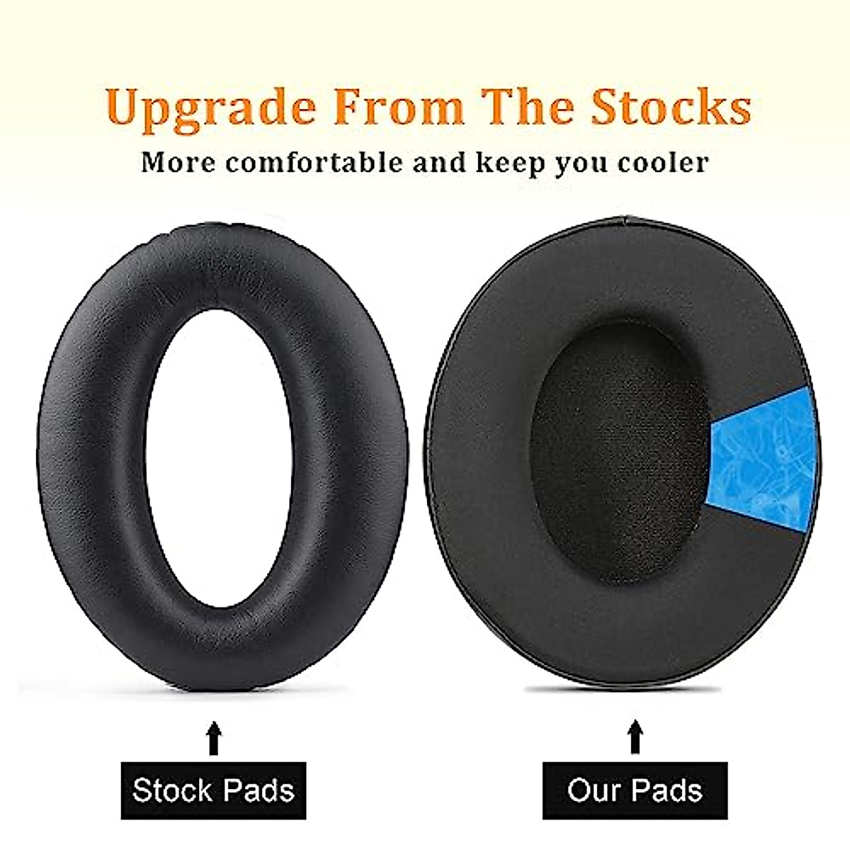 A20 Ear Pads Comfort Gel A20 Ear Cushion Upgrade Aviation Headset Parts Good Seal Earcups Accessories Replacement for Bose A20 Aviation/Aviation Headset X/A10 Headphones