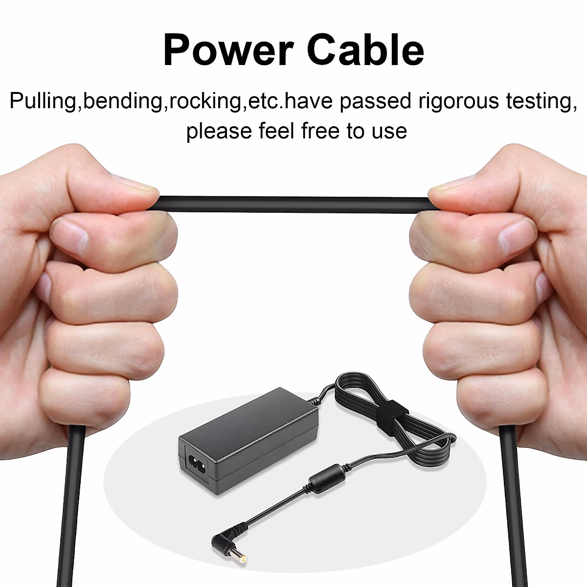 AC Adapter Power Charger Replacement for Dell Inspiron Mini 9 10 10V 12 910 1010 1011 1012 1018 1210 1090-1893 Mini Duo Tablet Vostro A90 Y200J ADP-50SB FSP030-DQDA1 LC.ADT00.006 PP39S 330-2063 30W