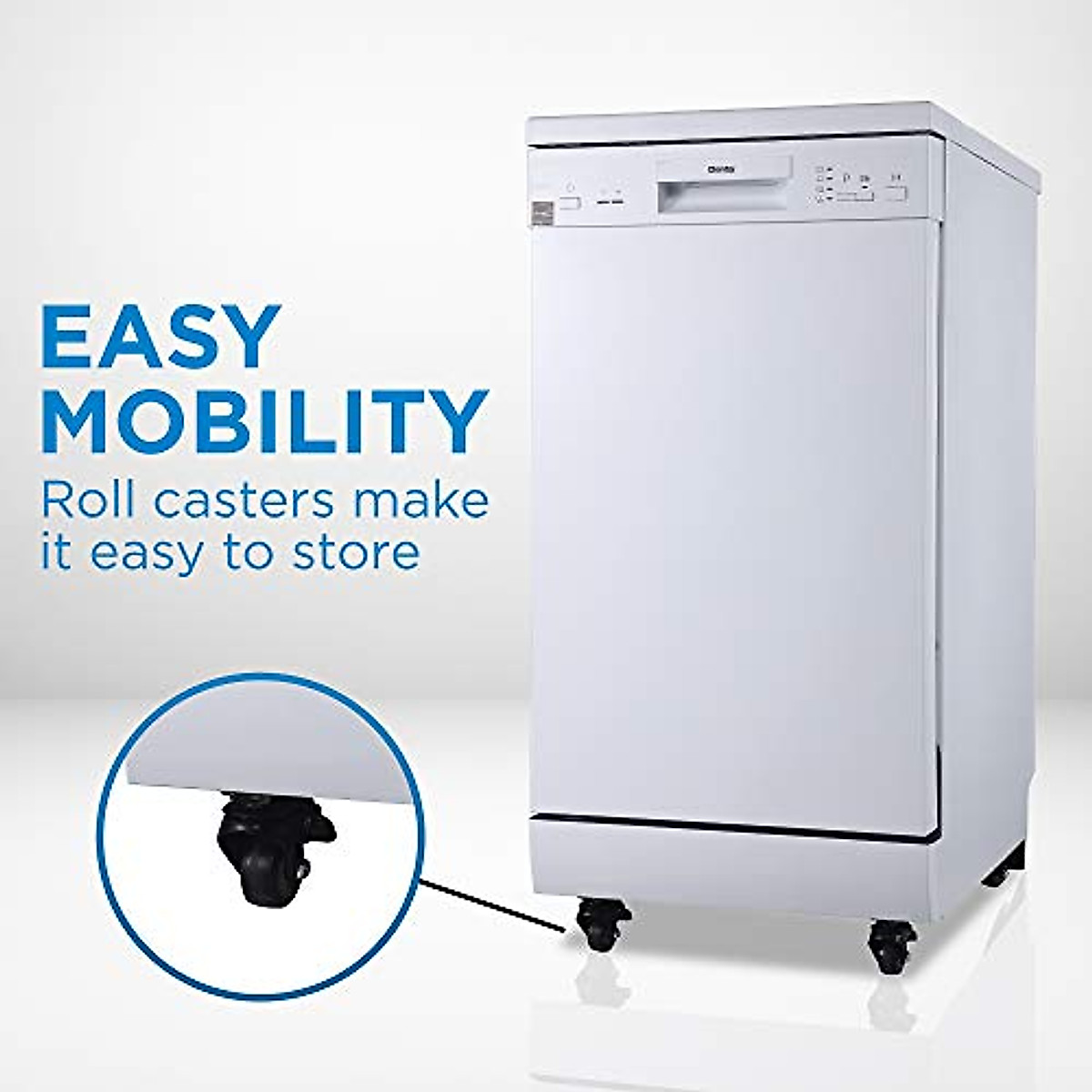 Danby DDW1805EWP Portable Dishwasher, White