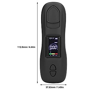 Alcohol Detector, Easy to Carry Portable Breath Alcohol Tester DC5V Accurate Testing Wide Applications LCD Display for Bar Hangover for Family Dinners