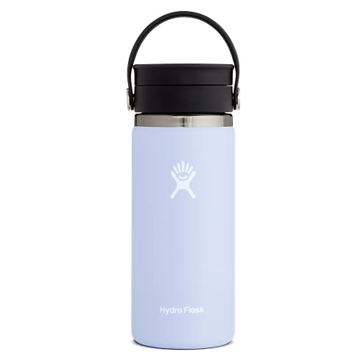 Hydro Flask Coffee 16 oz. Travel Mug - Insulated, Stainless Steel, & Reusable with Wide Flex Sip Lid, Fog