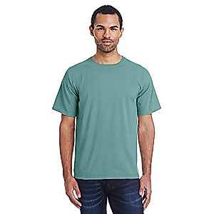 Men's 5.5 oz., 100% Ringspun Cotton Garment-Dyed T-Shirt L CYPRESS GREEN