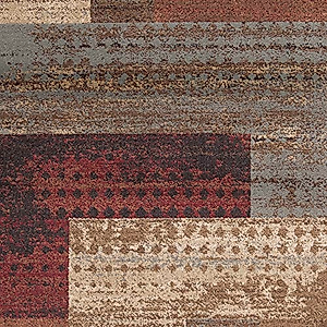 Osborne Multi-Colored Modern Area Rug 10' x 13'