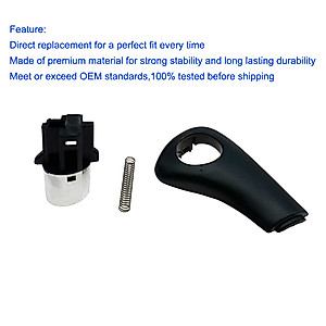 Syconeer Shift Shifter Button Knob Repair Kit with Spring for Honda Accord Replace 54132-SDA-A81 54141-SDA-A81 54141SDAA81