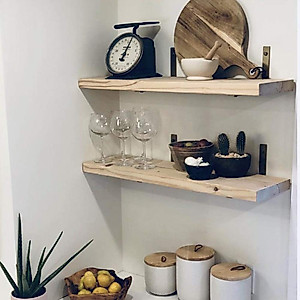 Shelf Brackets L Bracket 12 Inch 4PCS Heavy Duty Black Shelf Bracket Iron Metal Wall Bracket for DIY Open Shelving Rustic Bracket