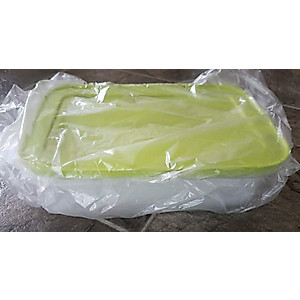 Tupperware Freezing Containers Green With Lid 1 Litre 1000 Ml Leak-Proof Flat Khltruhe Freezer