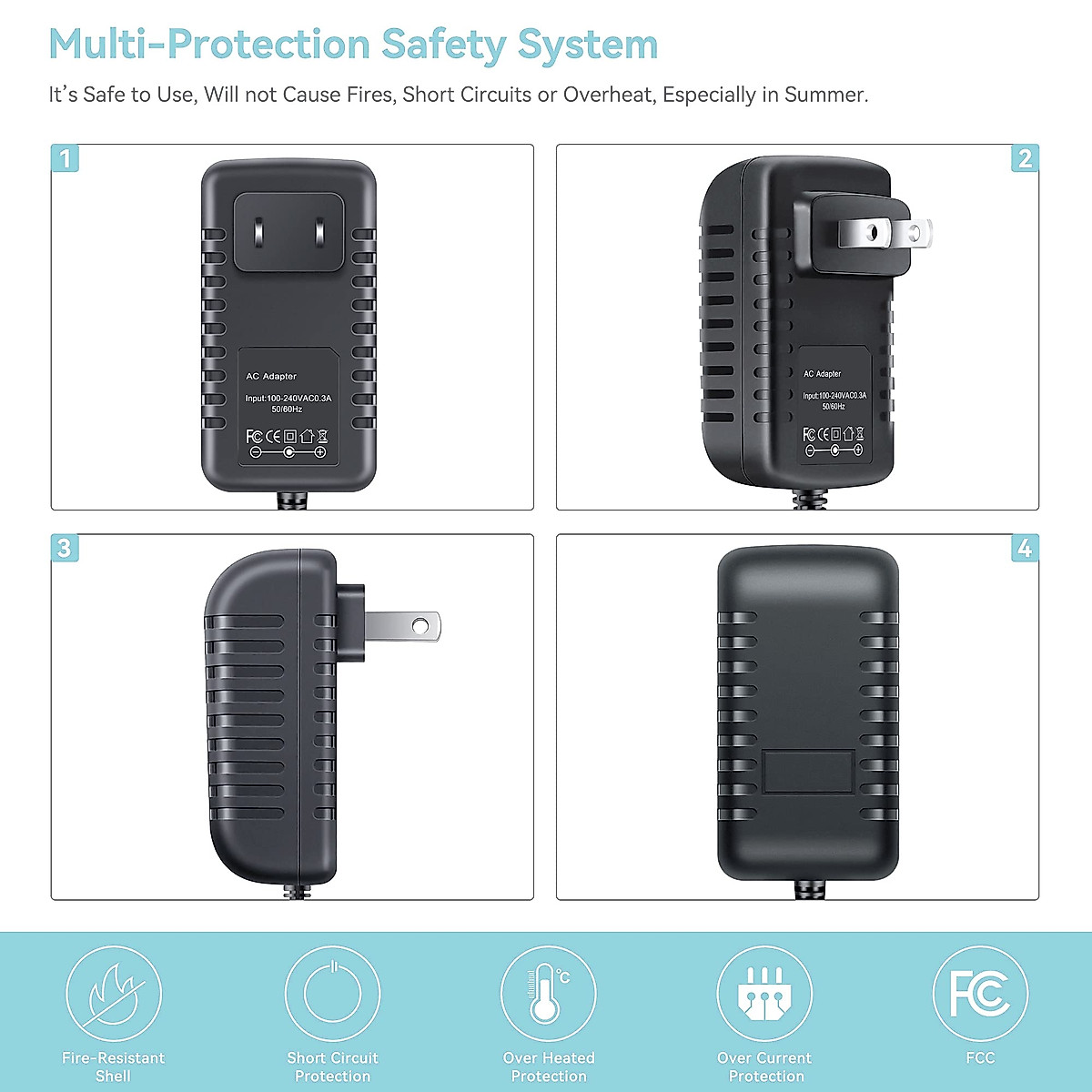 SLLEA AC/DC Adapter for Yankee Flipper DSC-3PFB-05 FUS 052055 DSC-3PFB-05FUS 052055 DSC-3PFB-05FUS052055 Switching Power Supply Cord Cable PS Charger Mains PSU