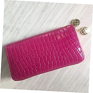 VALICLUD Small Wallet for Women Wallets for Women Mens Wallet Women Wallet Travel Essentials Women Purse Leather Wallets Crossbody Wallet Purse Long Purse Women's Clutch Strap Double Zipper