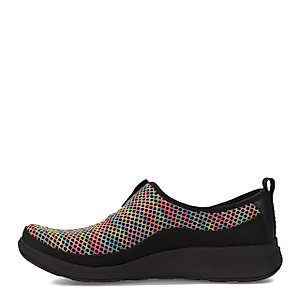 BZees Women's, Imagine Slip-On Black Rainbow 7 M