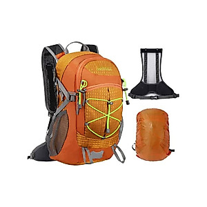 LOCALLION Hiking Daypack, 20L Cycling Biking Backpacks, Detachable Backboard, Travel Daypacks for Skiing Trekking Camping