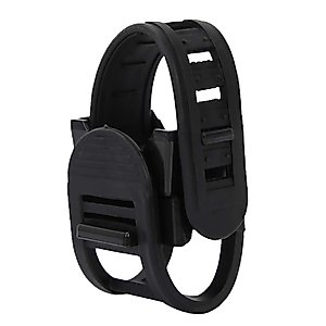Junluck Universal Bicycle Headlight Holder, Adjustable 360 Degree Rotation Bicycle Flashlight Mount Clip Bracket for Road Bike Cycling Part, Suitable for 28-40mm Diameter Flashlight