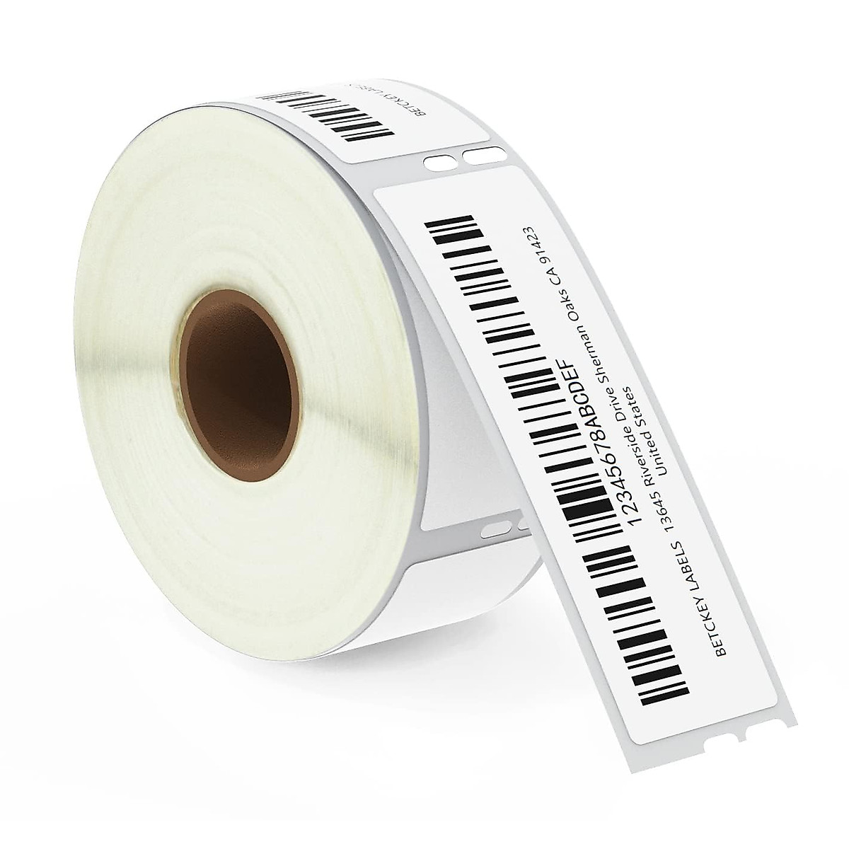 BETCKEY - Compatible DYMO 30252 (1-1/8" x 3-1/2") Address & Barcode Labels - Compatible with DYMO Labelwriter 450, 4XL, NOT Fit 550 & 5XL [1 Rolls/350 Labels]