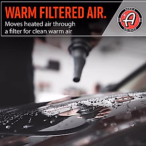 Adam's Air Cannon Car Dryer Blower - Powerful Detailing Wash | Filtered Dryers, Blowers & Blades Safer Than Microfiber Towel Cloth