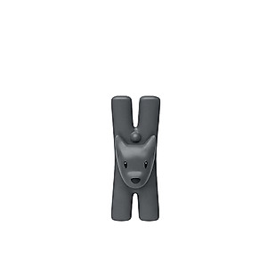 Alessi MMI32CS B Lampo Two clips set in thermoplastic resin, black with magnet.