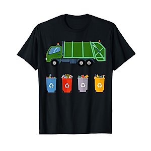 Waste Management Clothing Dump Truct Kids Shirt T-Shirt