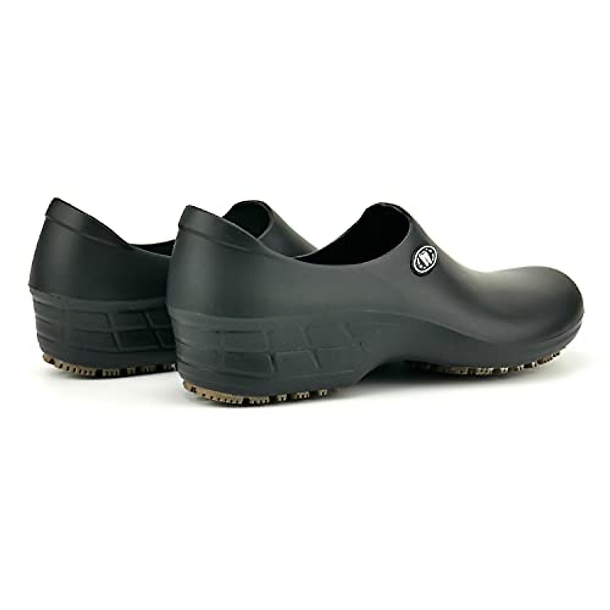 Sticky Nursing Shoes for Women - Professional Waterproof Non-Slip - Hospital Icons (Dentistry - Black, Numeric_8)