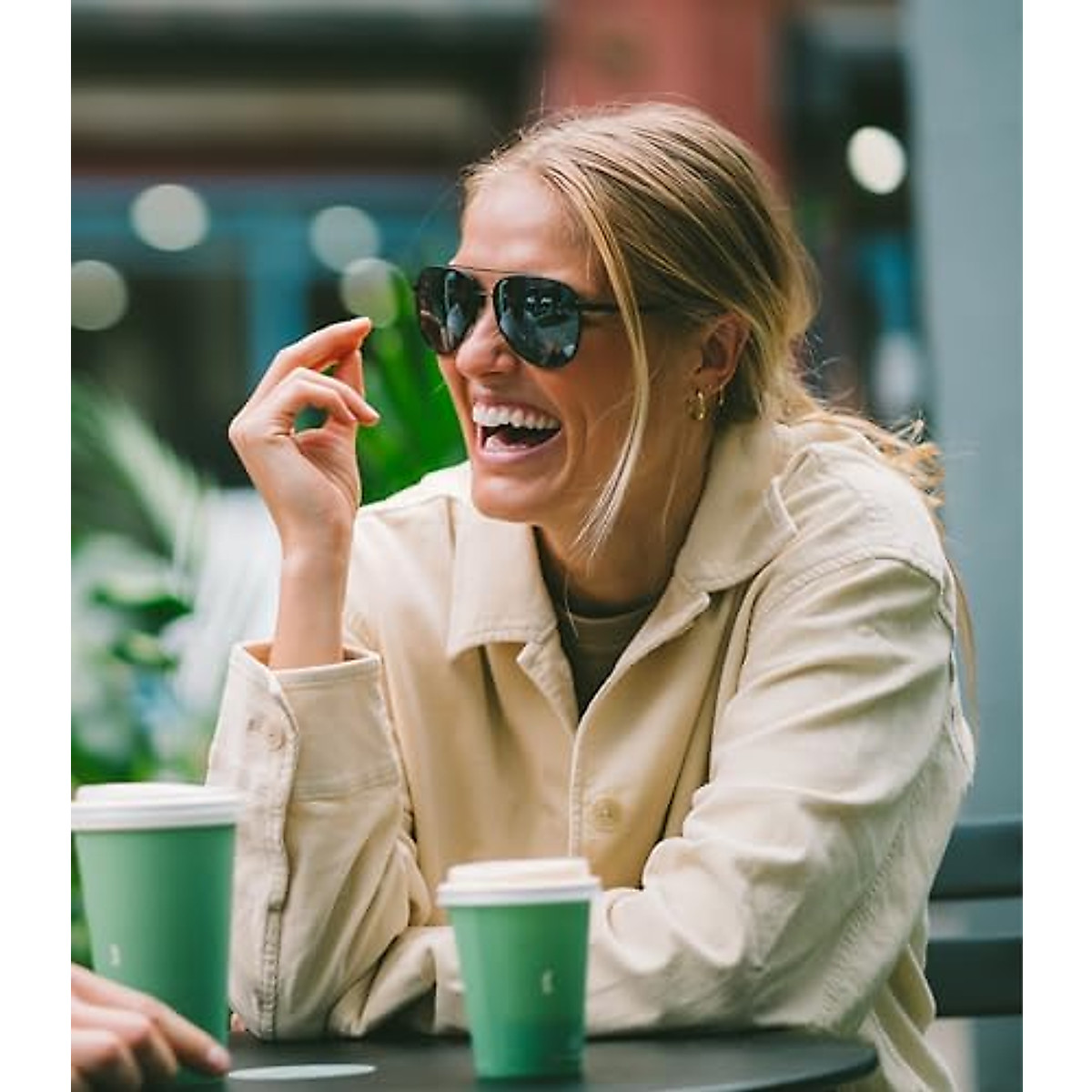 Revo Sunglasses Sierra: Polarized Crystal Glass Lens Filters UV, Small Round Frame, Tortoise Frame with Revo Blue Lens