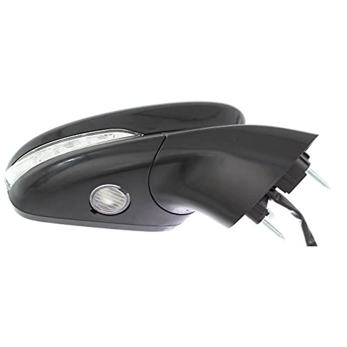 Kool Vue Passenger Side Power Heated Mirror for Ford Fusion 2013-2014 With Signal Light, Spotter Glass & Puddle Lamp; Without Memory Paintable