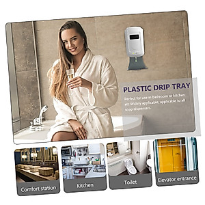 Zerodeko 1pc Water Tray Leakproof Plastic Soap Dish