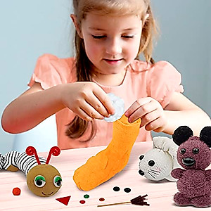 Arts and Crafts for Kids Ages 8-12 - Create Your Own Stuffed Animal Kit - Art Project for Girls & Boys Ages 7, 8, 9, 10, 11, 12