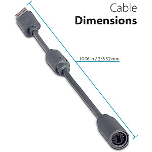 LEAGY 2Pack Wired Controller USB Breakaway Cable Cord for Microsoft Xbox 360 Guitar Hero