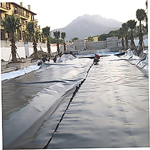 KUYYFDS- Pond Liner Waterproof 1.5m X 2m HDPE Pond Liner for Fish Pond, Water Features, Fountain, Waterfall and Water Gardens
