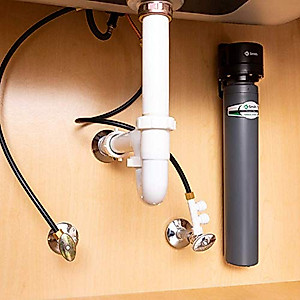 AO Smith Under Sink Water Filter System - Advanced Direct Connect Main Faucet Clean Water Filtration - Claryum Filtration Reduces 99% of 78 Harmful Contaminants - AO-MF-ADV